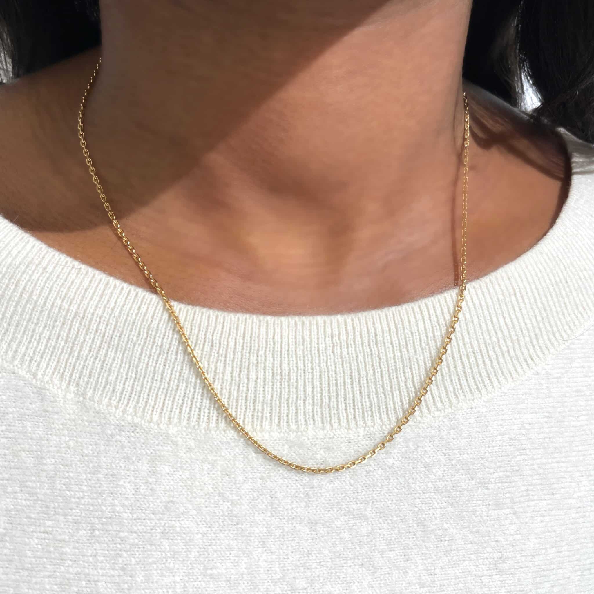 Chaine or 18 carats 50 cm | ÓNÍSÌ PARIS