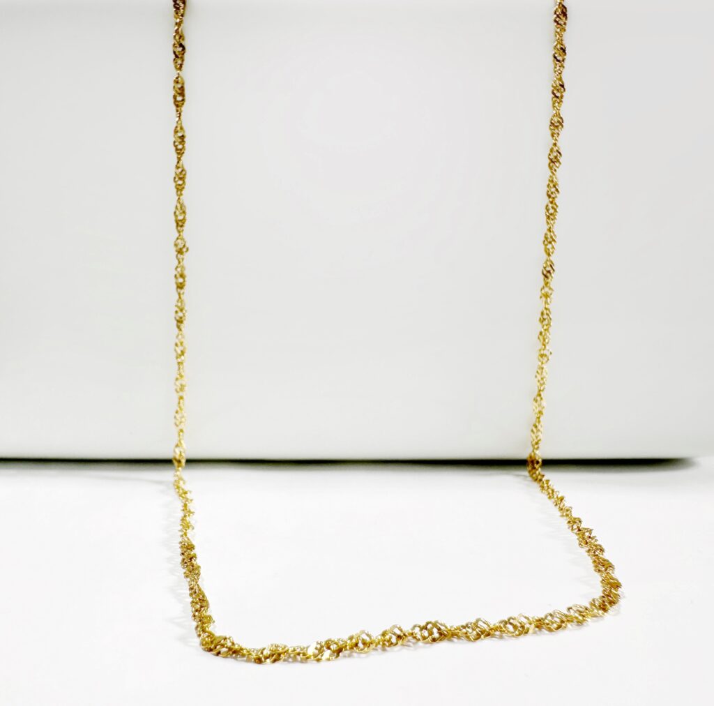 Gold rope chain // 44,5cm | ÓNÍSÌ PARIS